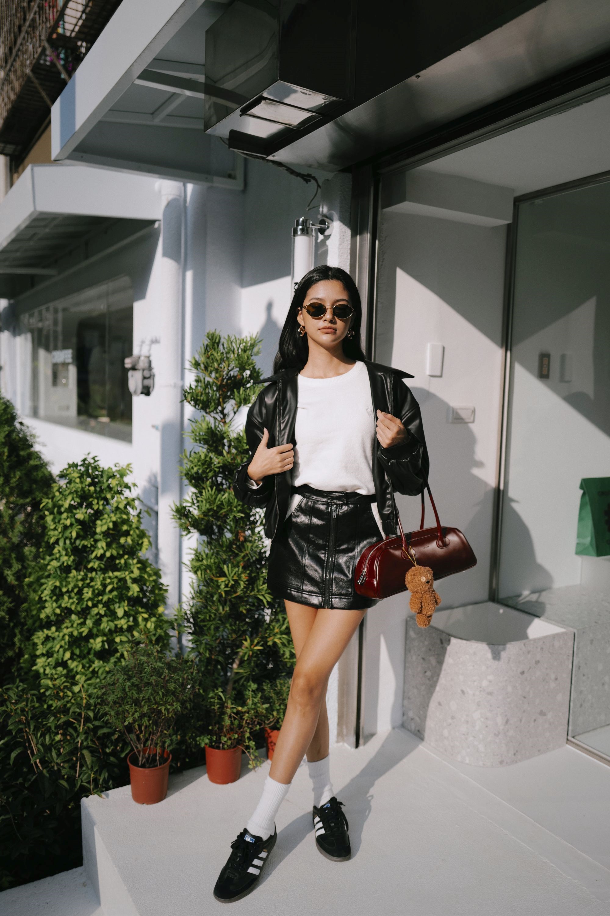 Winter Chic Fur Skirt ｜ Squarebear.