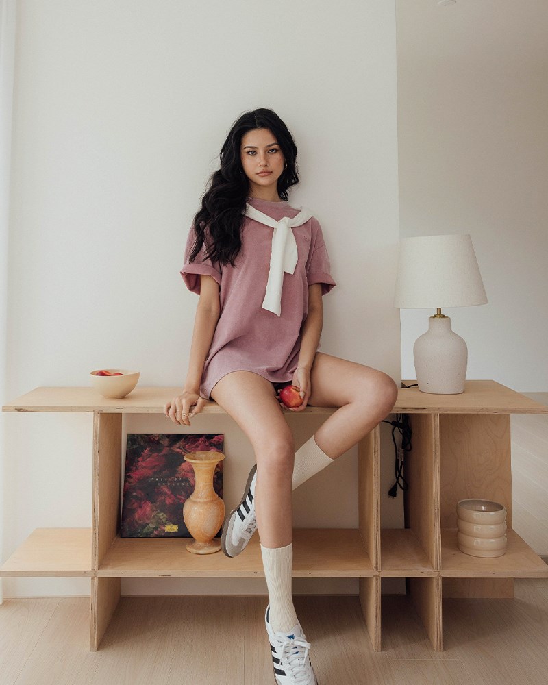 Mercci22-(預購11月中出貨)Bobby&Bella角色刺繡水洗短袖上衣 ｜ UR LIVING