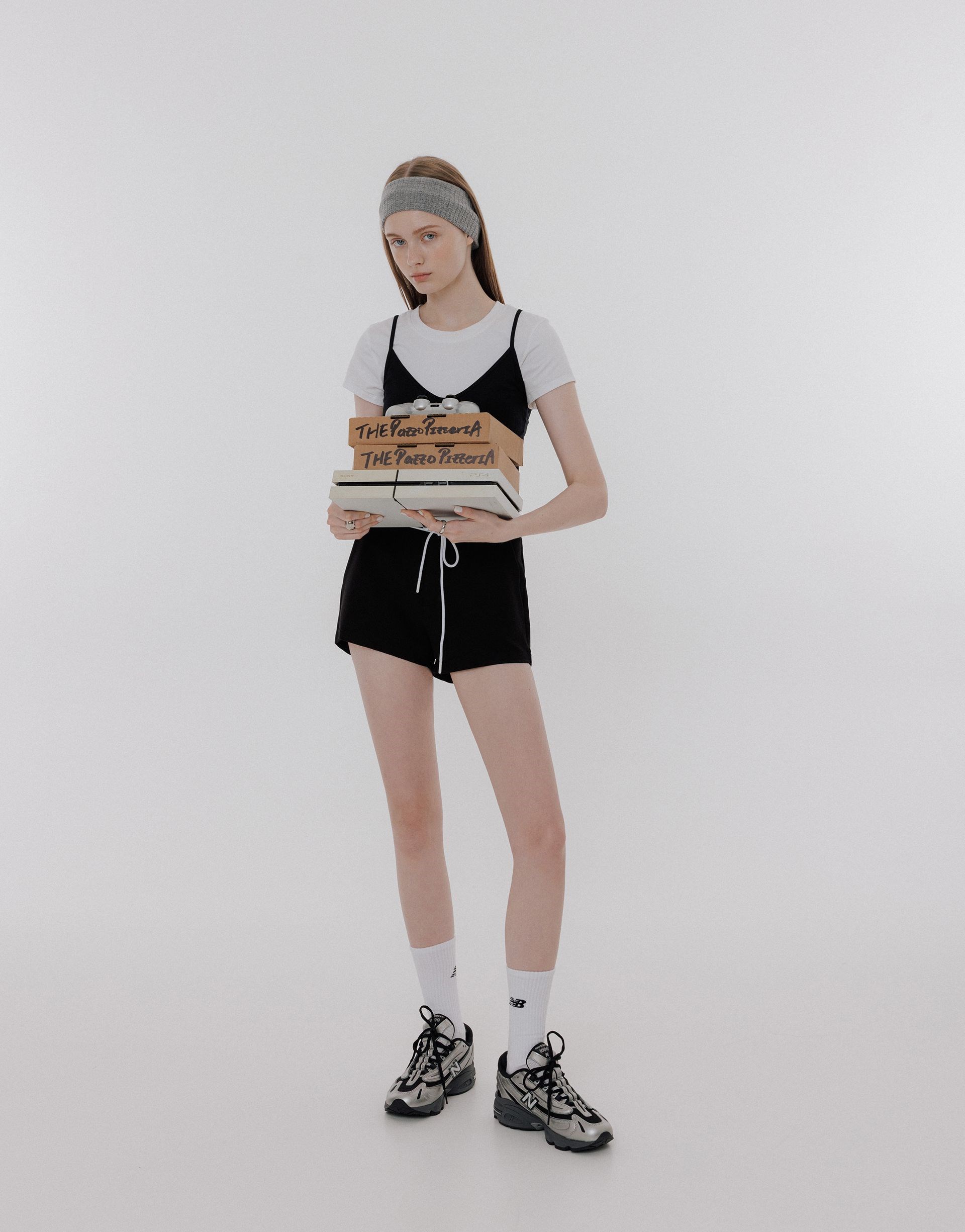 PAZZO-細腰結綁帶造型短褲(附綁帶) ｜ UR LIVING