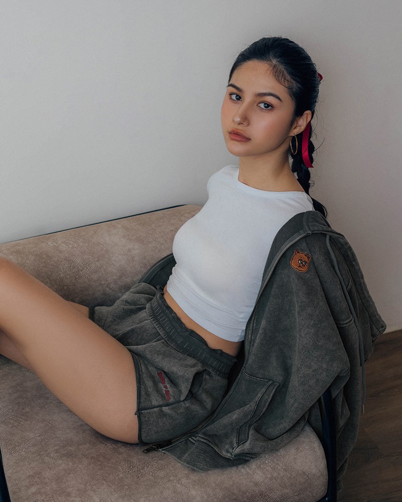 Mercci22-Bobby&Bella水洗不收邊短褲 ｜ UR LIVING