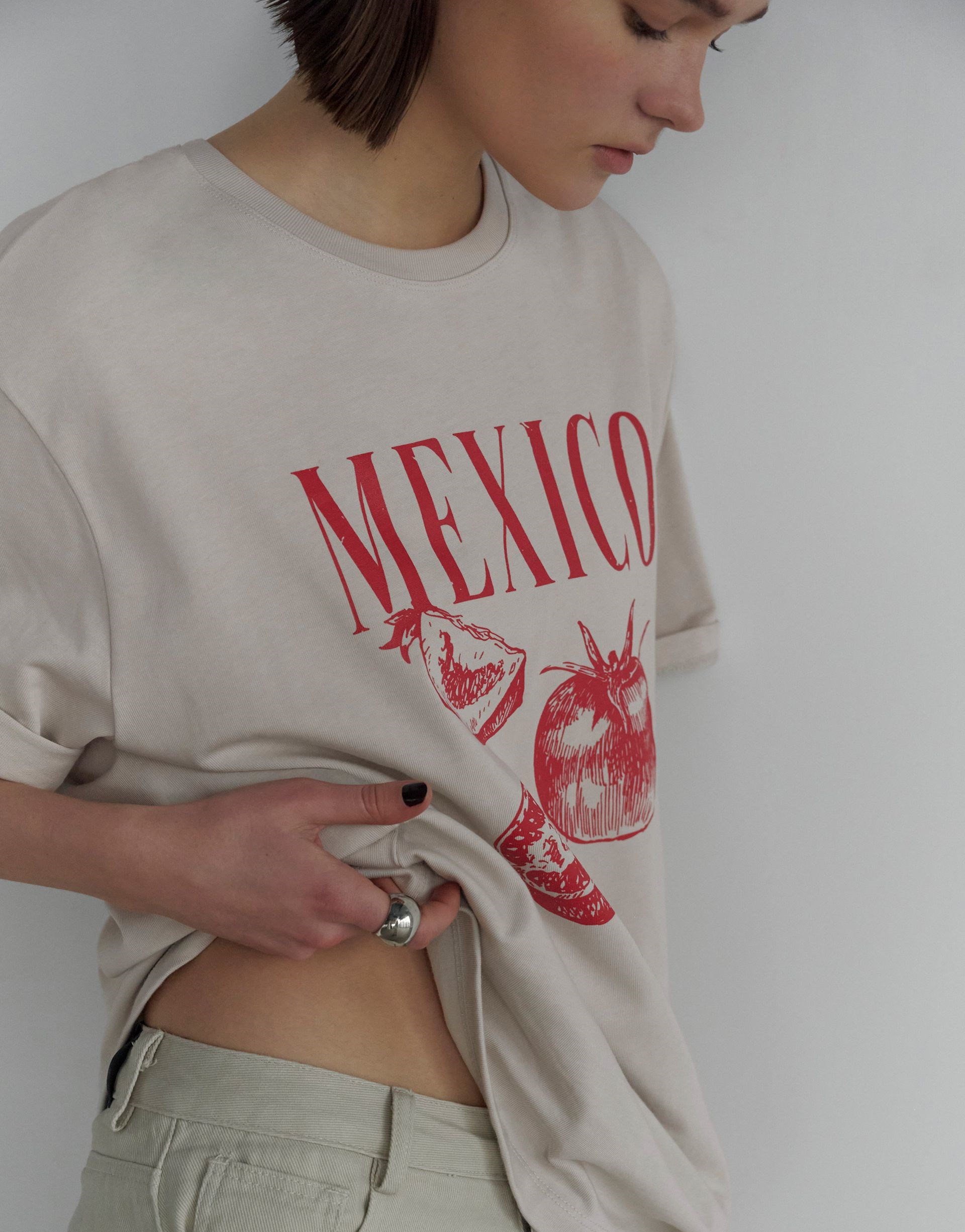 PAZZO-MIT 水果印花厚磅TEE ｜ UR LIVING