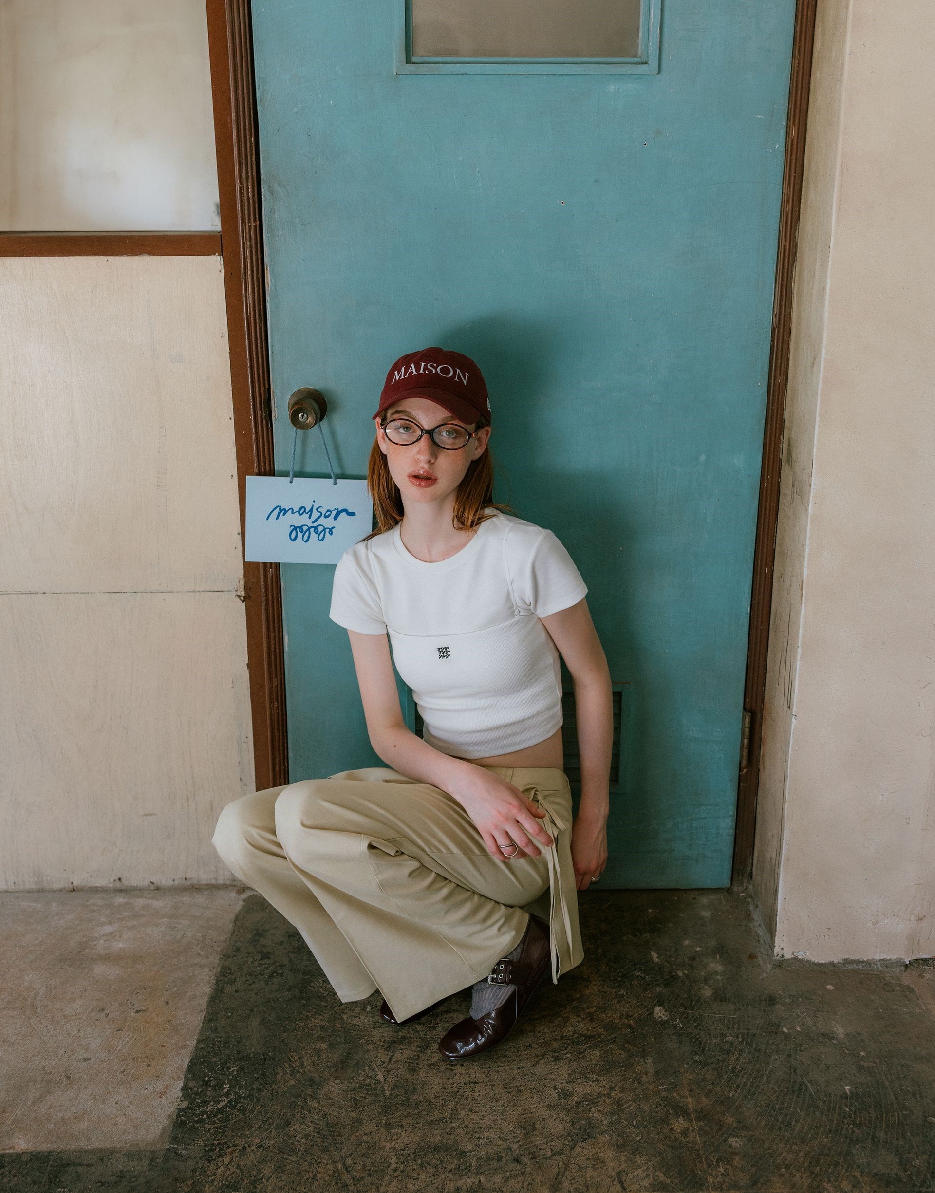 PAZZO-MIT品牌LOGO刺繡造型平口BRATOP ｜ UR LIVING