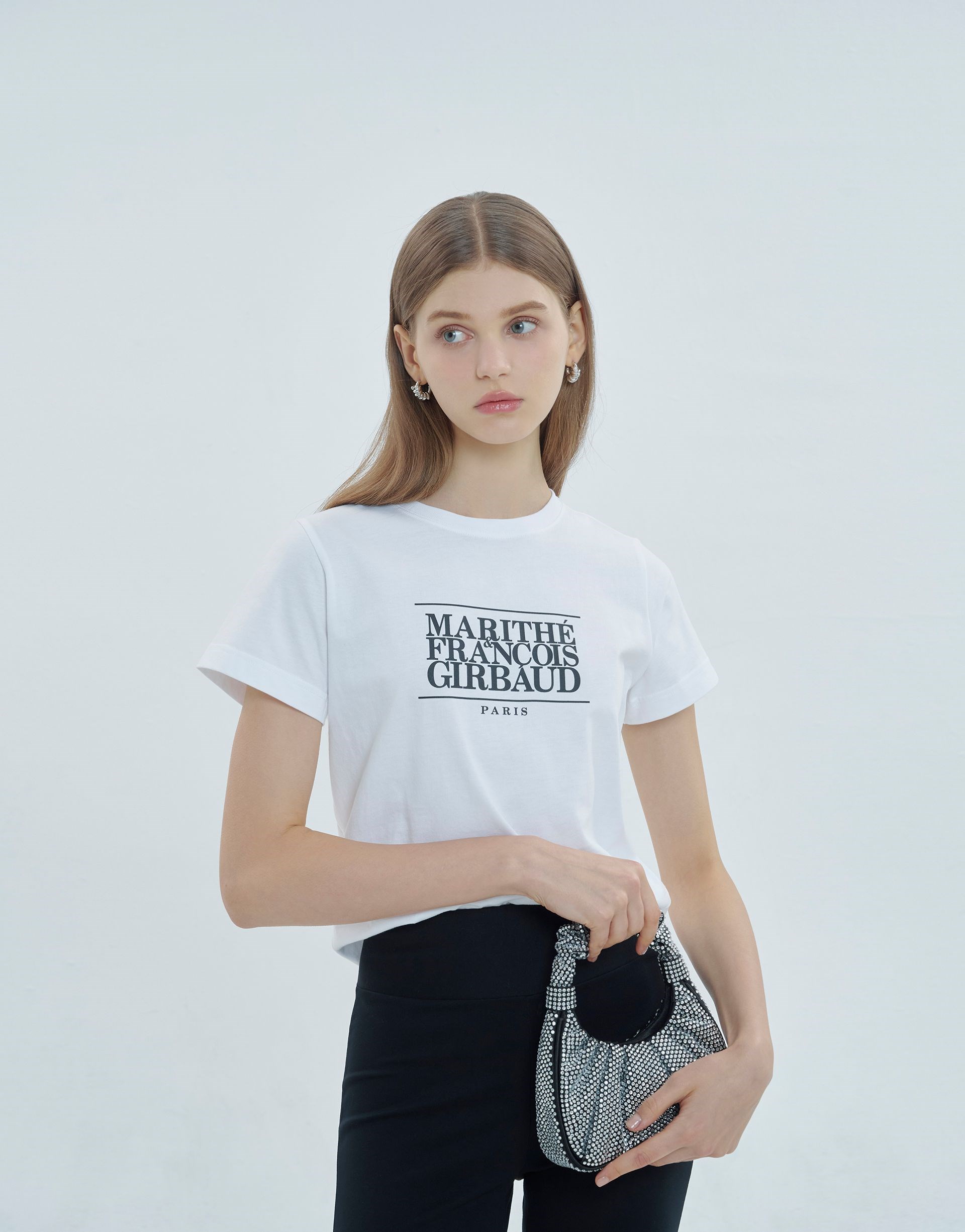 MARITHÉ FRANÇOIS GIRBAUD-MARITHÉ FRANÇOIS GIRBAUD-經典Logo修身T恤 ｜ UR LIVING