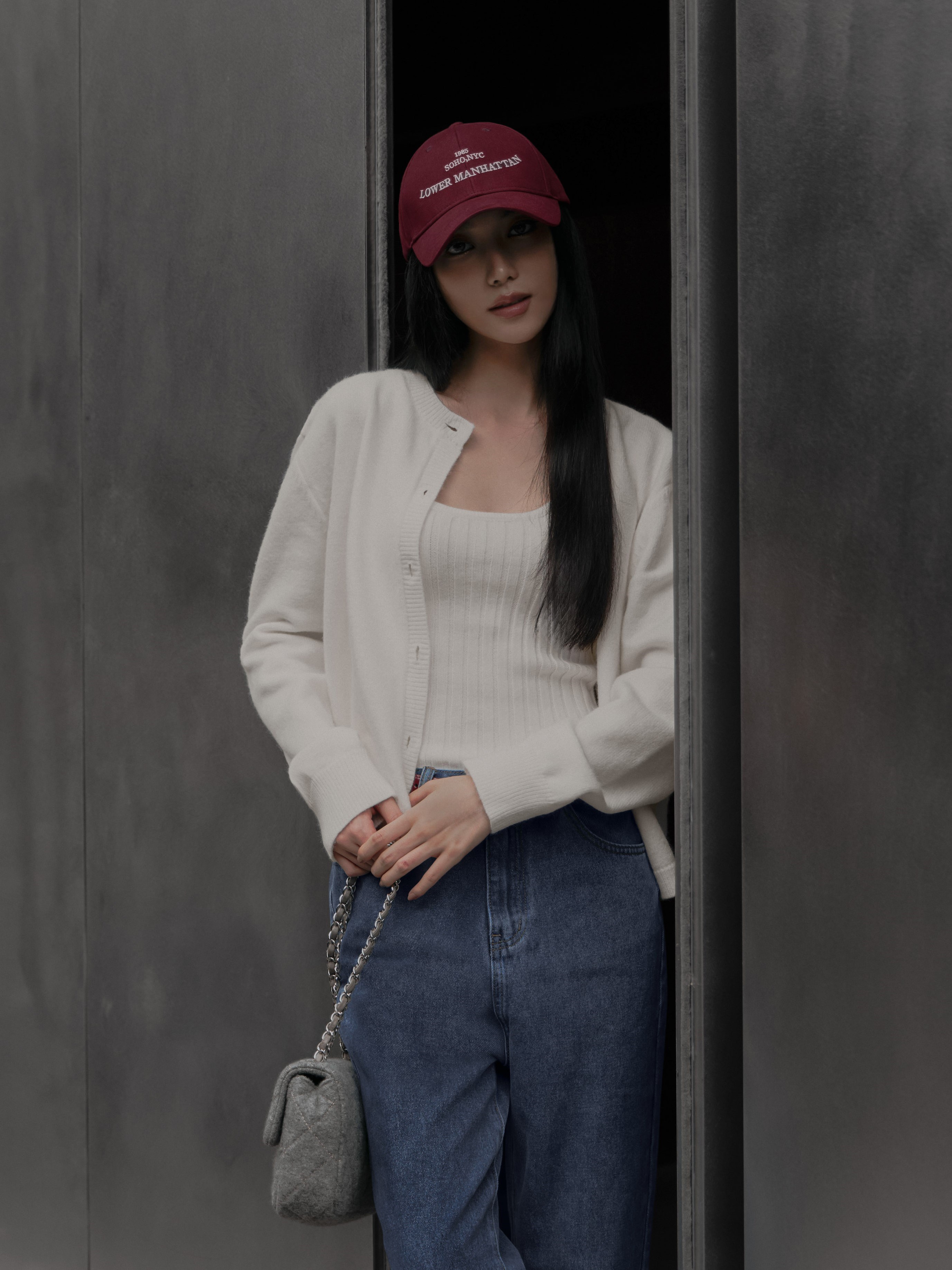 CHENNCHENN-羊絨感寬鬆針織開衫 ｜ UR LIVING